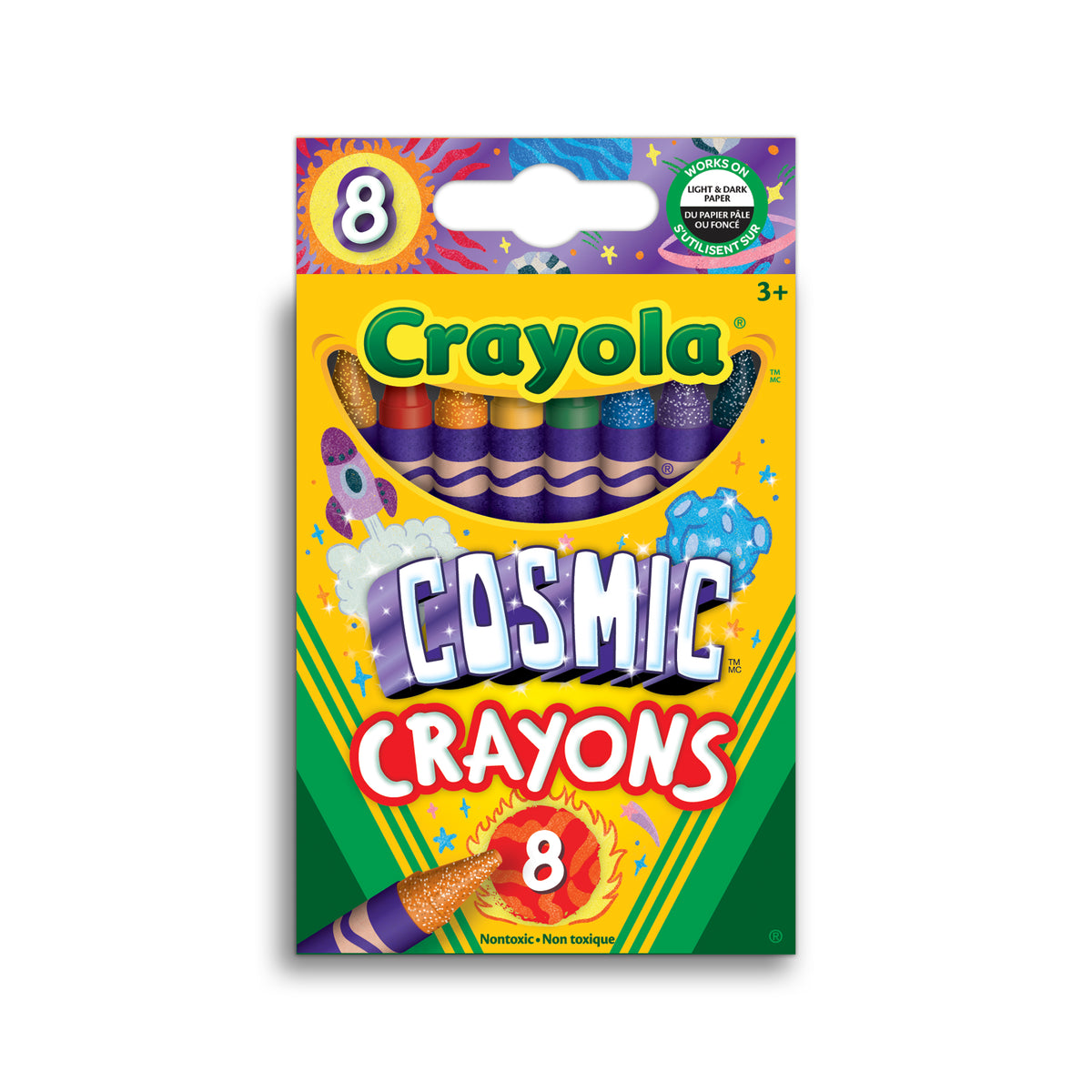 Crayola Cosmic Crayons, 8 Count – Crayola Canada