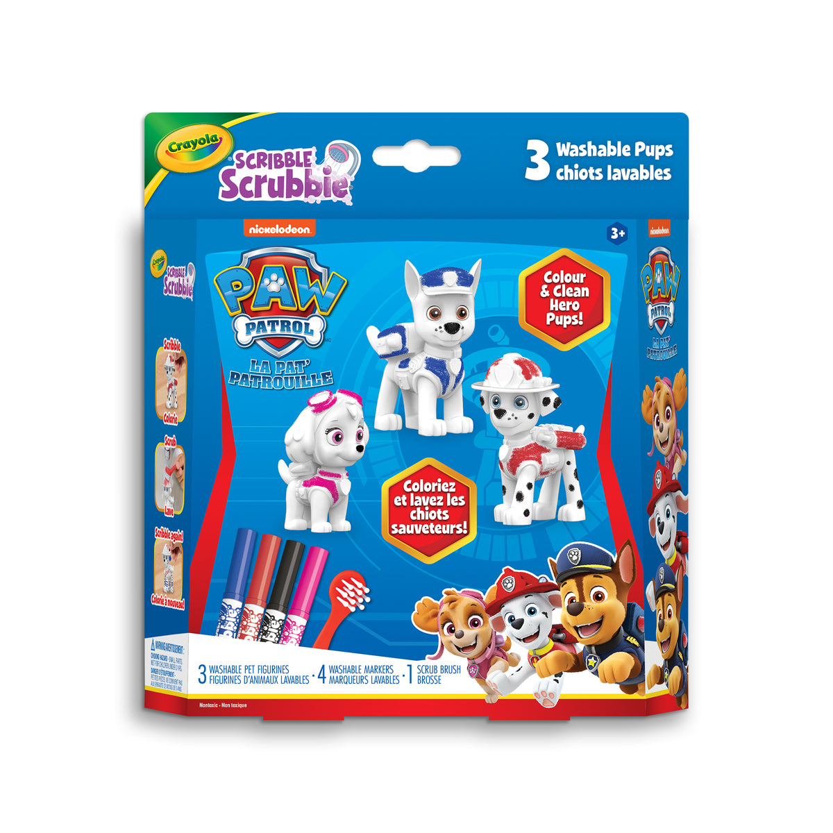 Crayola PAW Patrol Scribble Scrubbie Pets, 3 Count – Crayola Canada