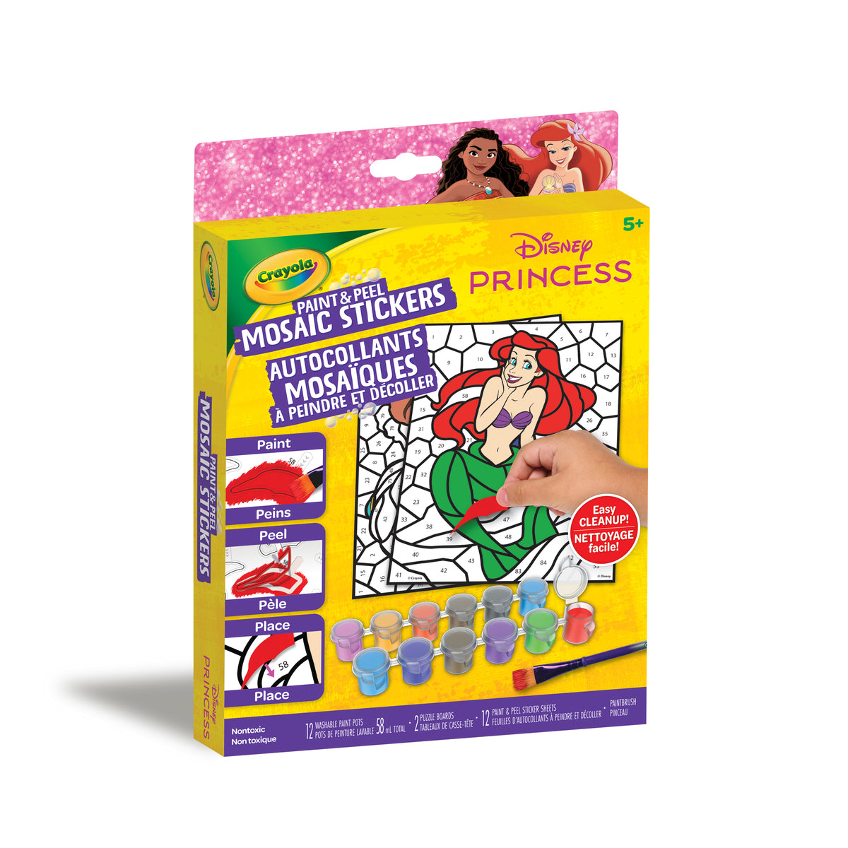 Crayola Paint & Peel Mosaic Stickers Kit, Disney Princess – Crayola Canada