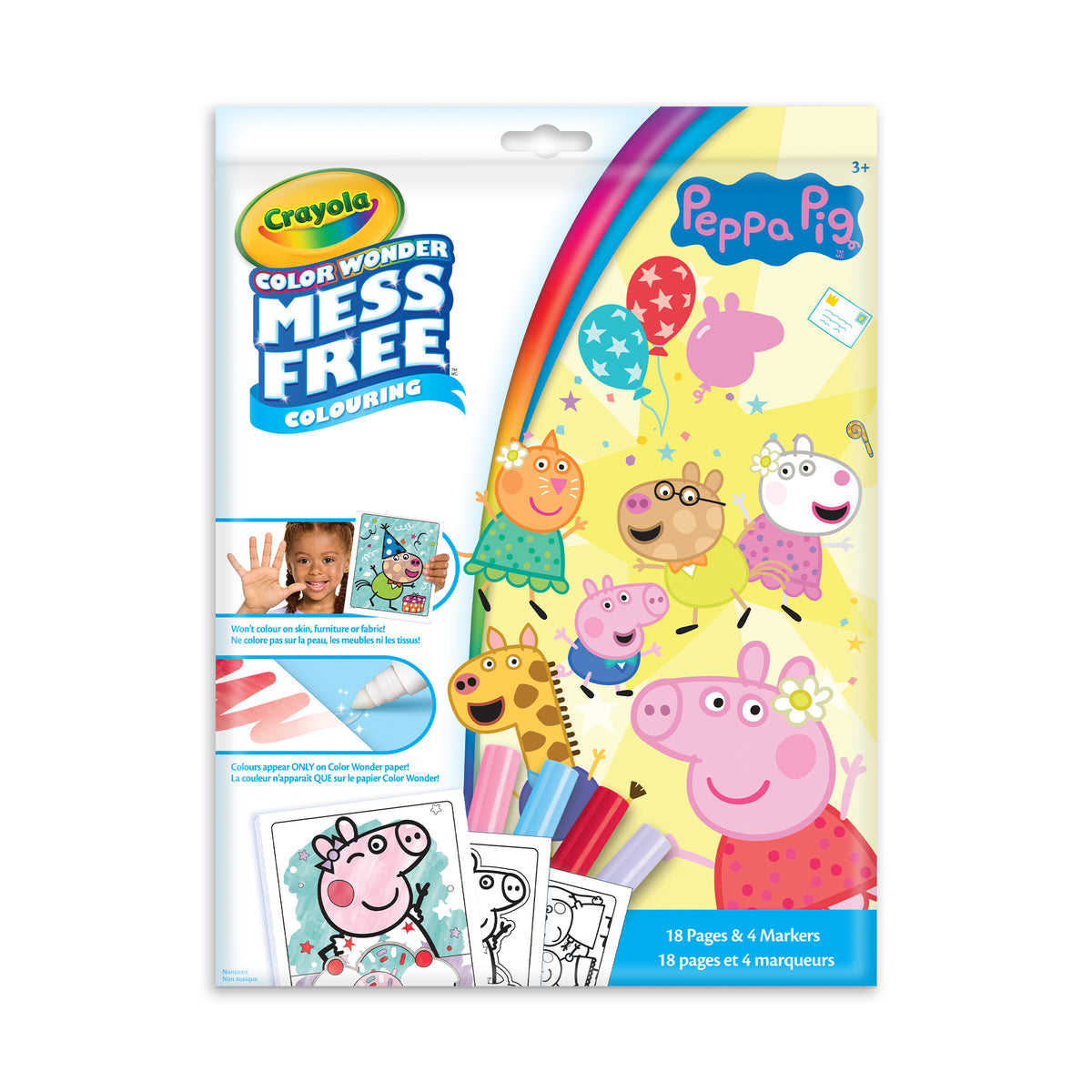 Crayola Color Wonder Mess-Free Colouring Pages & Markers, Peppa Pig ...