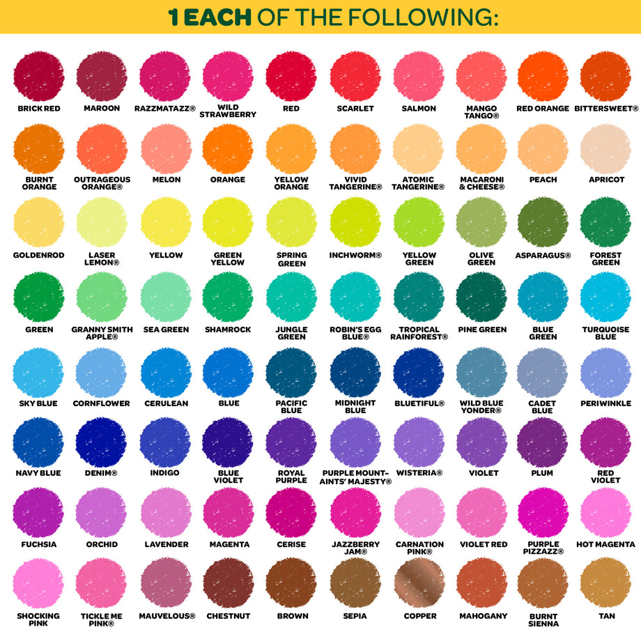 96 crayon pack