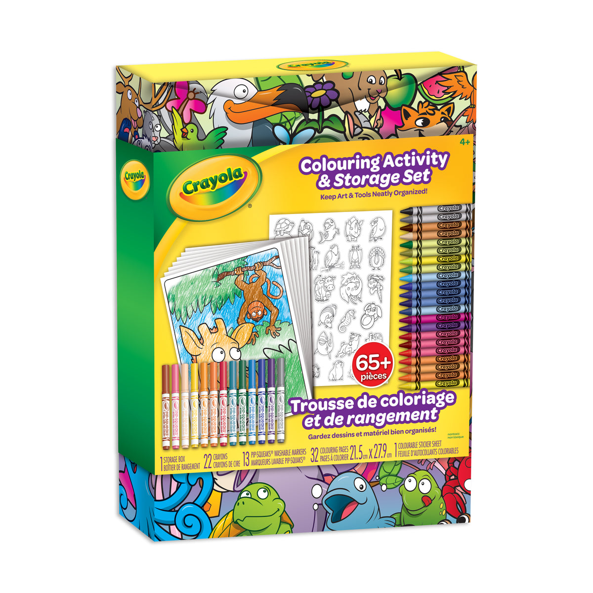 Crayola Colouring Activity & Storage Set – Crayola Canada
