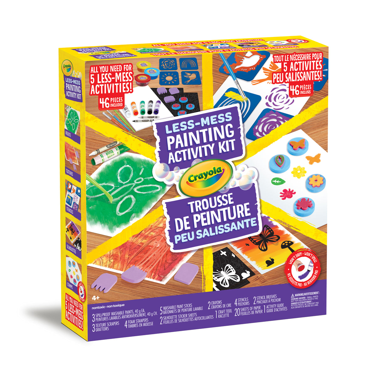 Crayola Less Mess Painting Activity Kit – Crayola Canada